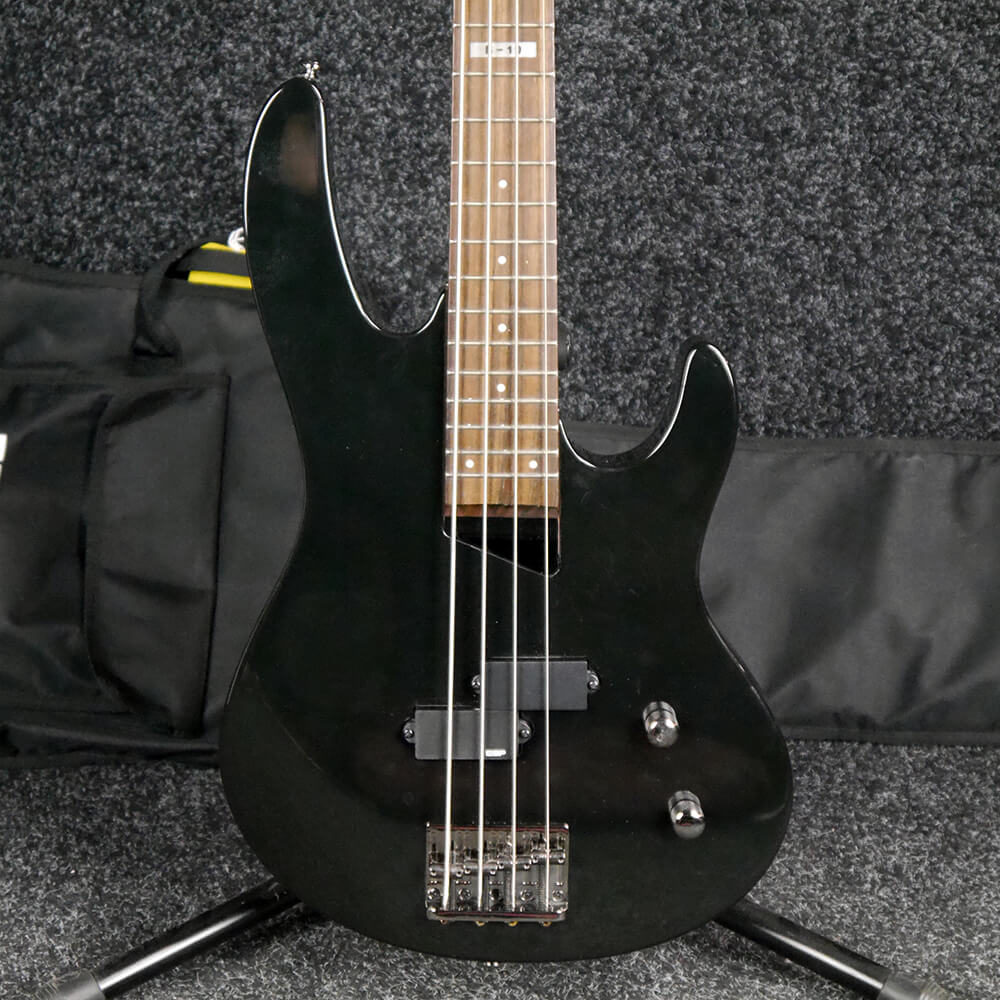 Esp Ltd B 10 Bass Guitar Black Wgig Bag 2nd Hand Rich Tone Music