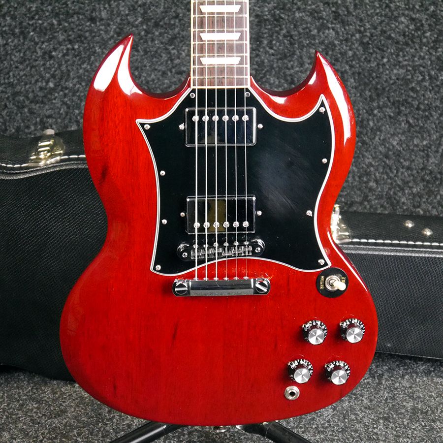 Gibson Sg Standard Cherry Red W Hard Case 2nd Hand Rich Tone Music