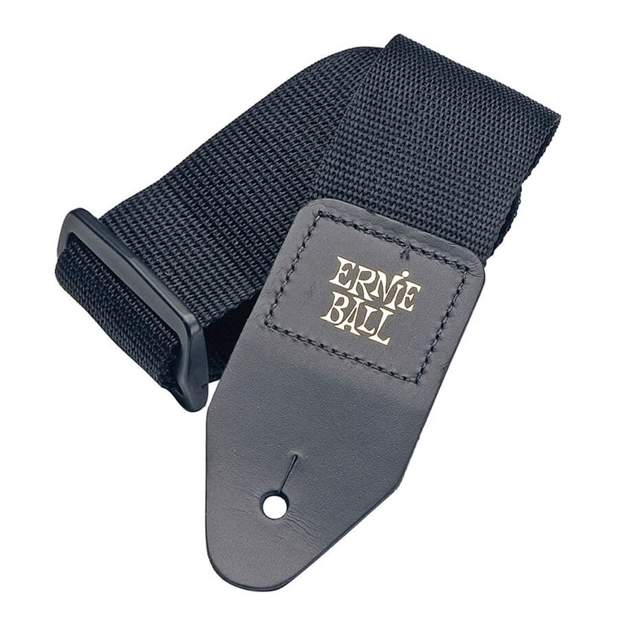 Ernie Ball Polypro Strap - Black | Rich Tone Music