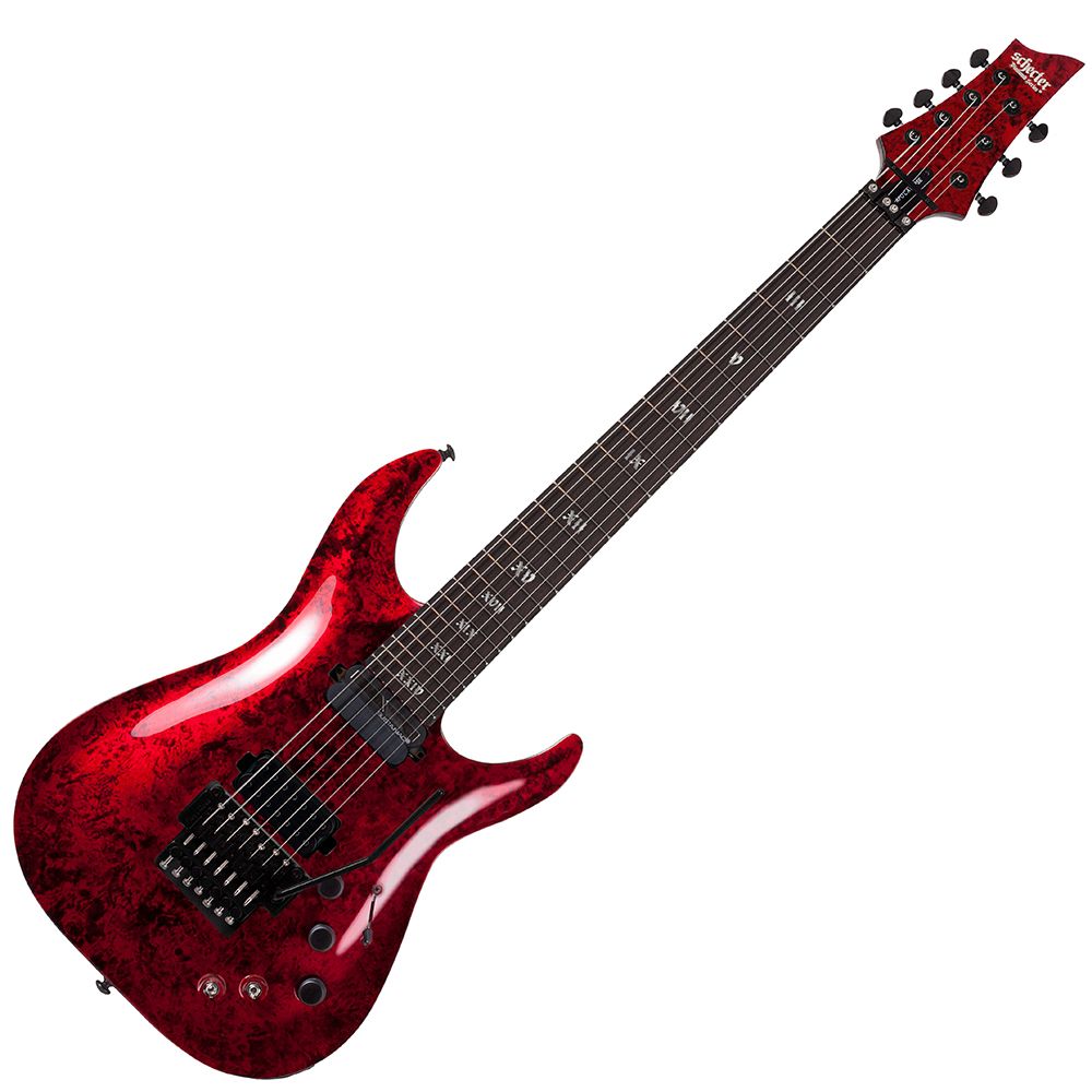 Schecter C-7 FR-S Apocalypse - Red Reign | Rich Tone Music