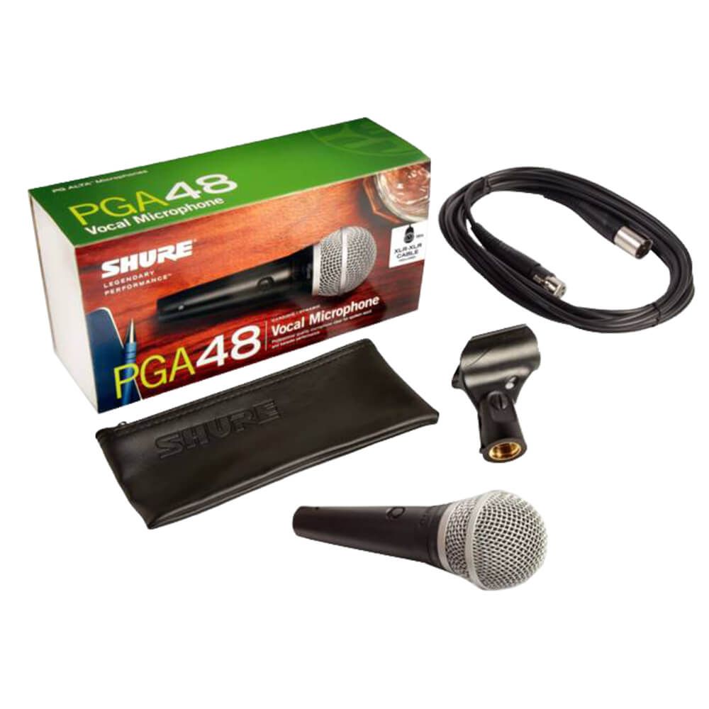 Shure PGA48-XLR-E Microphone | Rich Tone Music