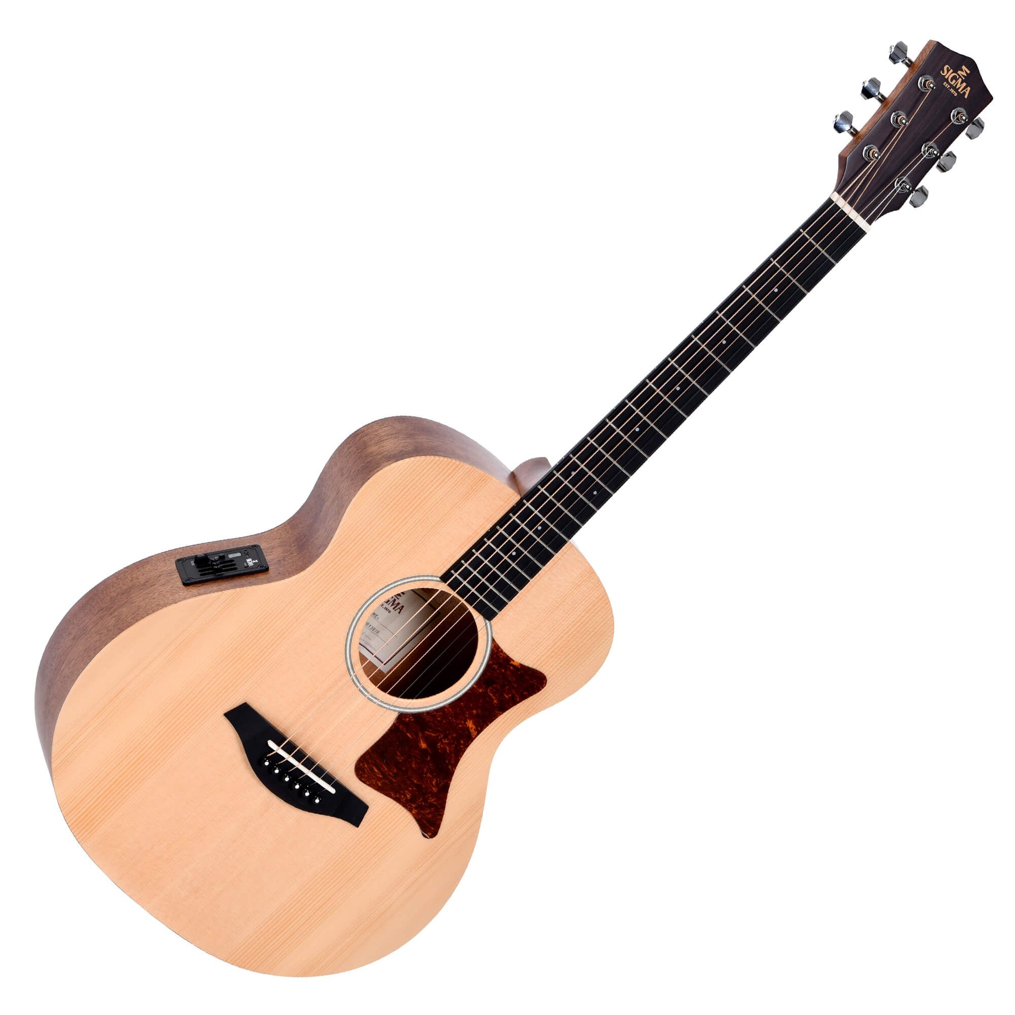 Sigma SE Series GSME Electro Acoustic Guitar Natural Rich Tone Music
