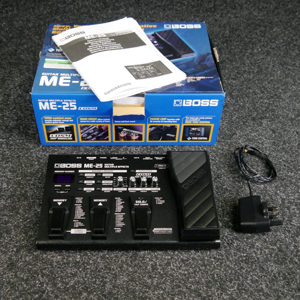 Boss ME-25 Guitar Multiple Effects Pedal w/ Box - 2nd Hand | Rich Tone ...