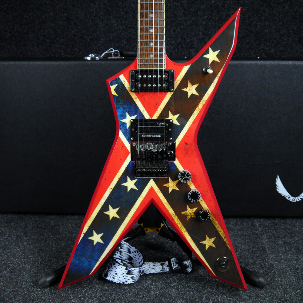 Dean Dimebag Dixie Rebel - Flag Graphic w/Hard Case - 2nd Hand | Rich ...