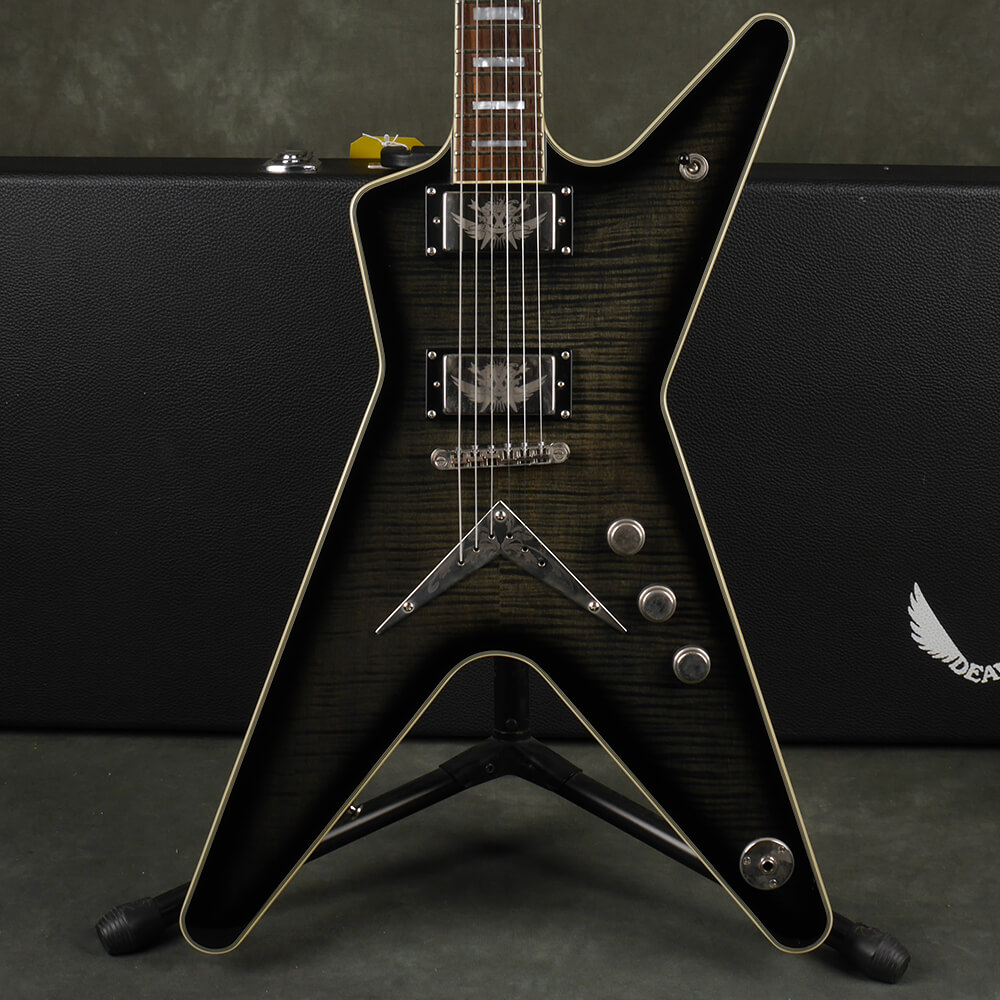 Dean ML XXX 30th Anniversary Electric Guitar - Trans Black w/Case - 2nd ...