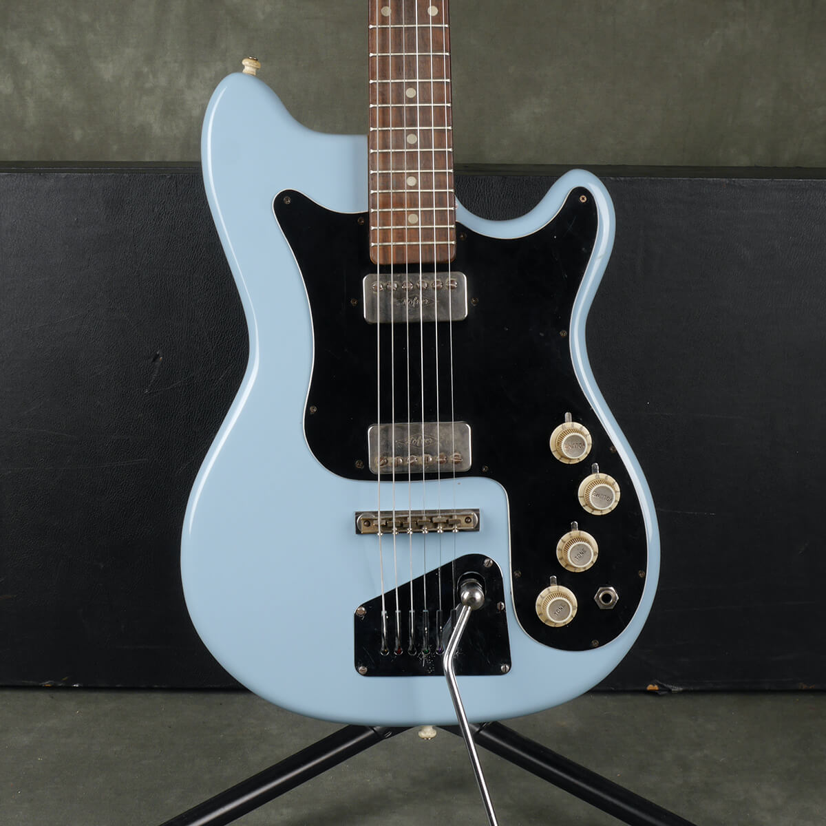 Hofner Colorama II - Blue (Refinished) w/Hard Case - 2nd Hand | Rich ...