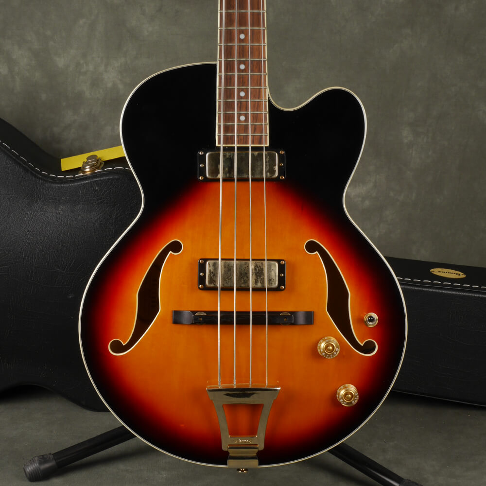 Ibanez Artcore AFB200 Electro Acoustic Bass - Sunbrust w/Hard Case ...