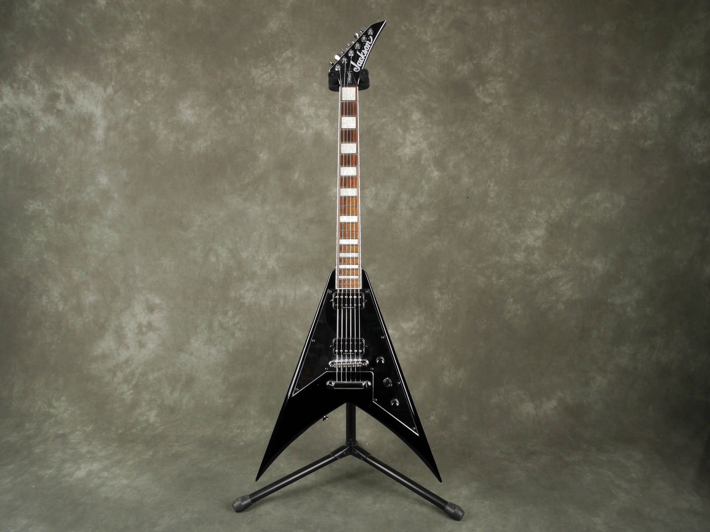 Jackson X Series Scott Ian Flying V - Black - 2nd Hand | Rich Tone Music