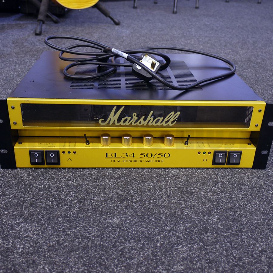 Marshall EL34 50/50 Valve Rack Power Amp - 2nd Hand | Rich Tone Music