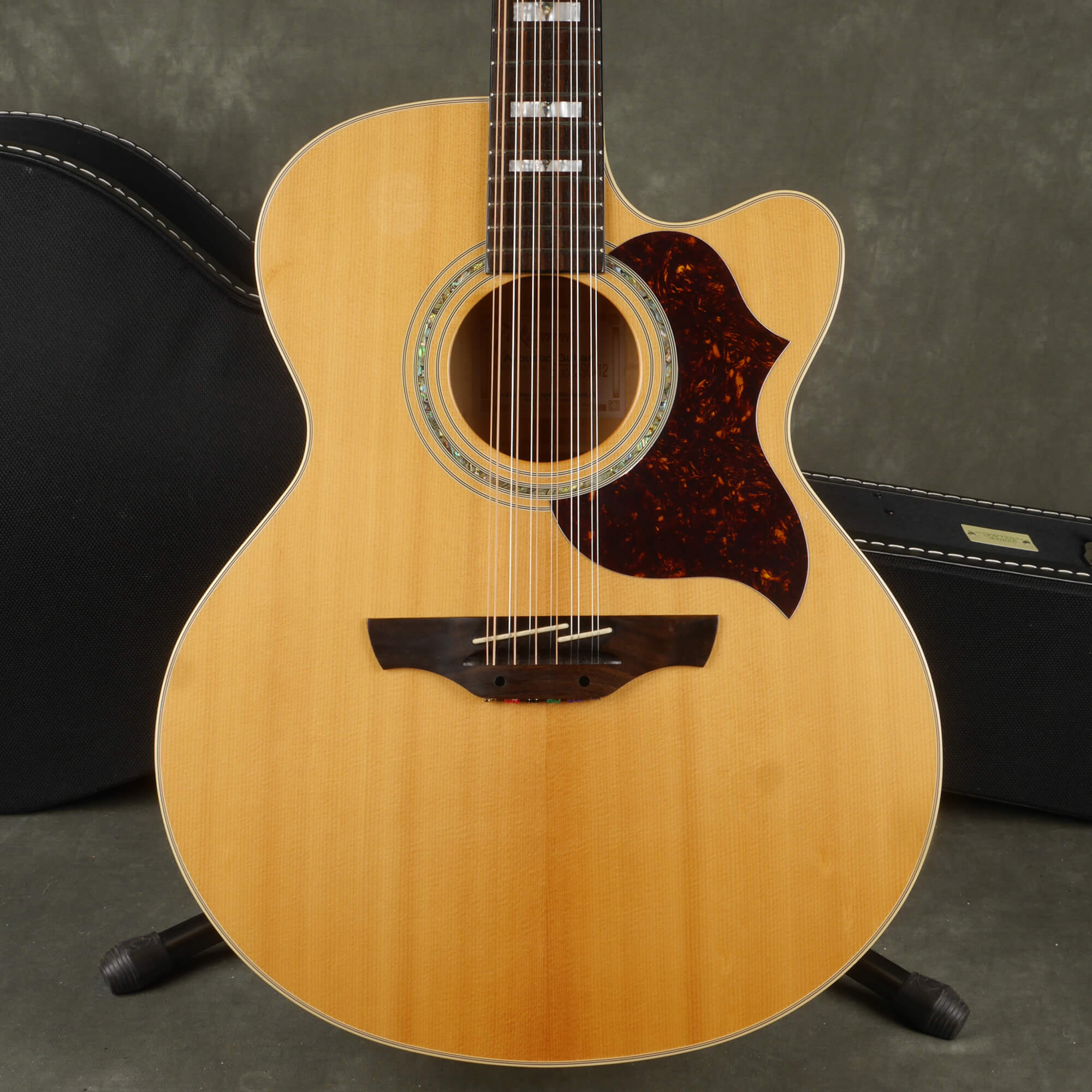 Takamine EG523SC 12-String Electro-Acoustic Guitar - Natural w/Case ...