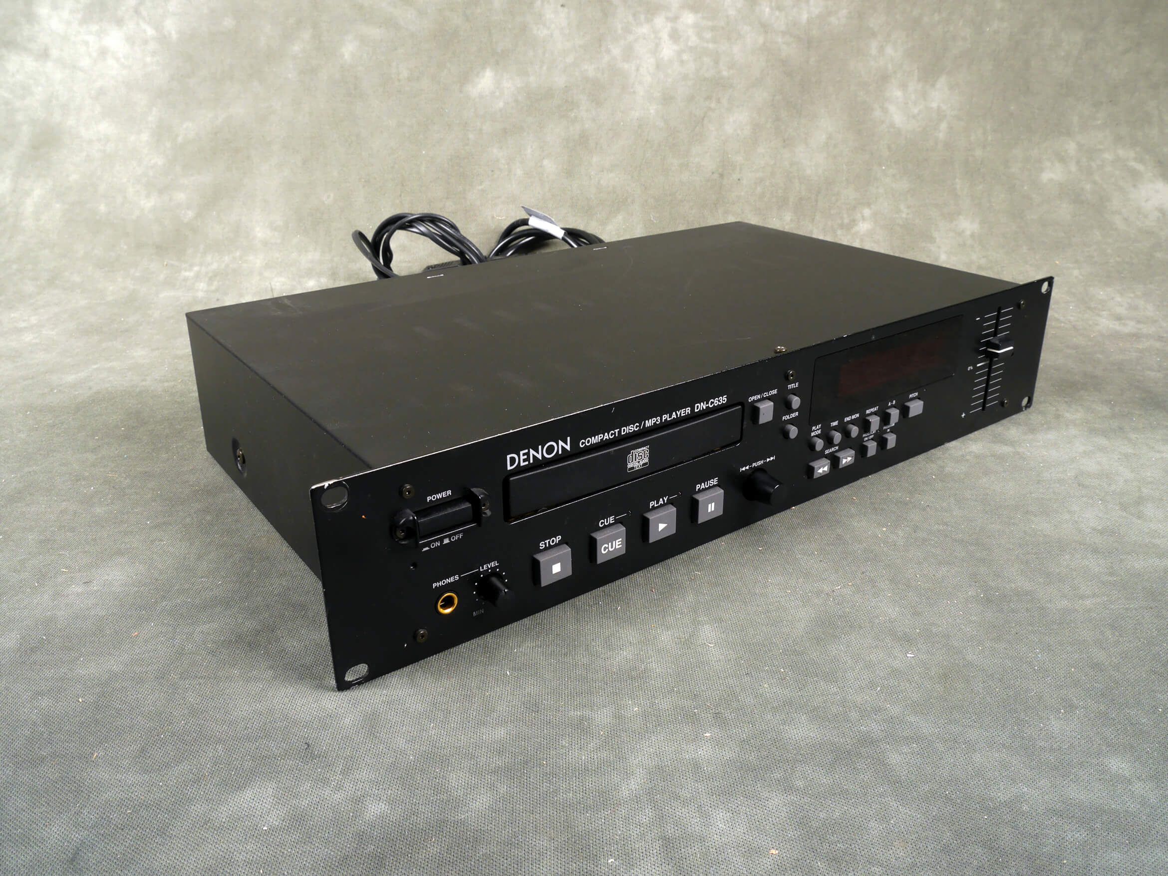 Denon DN-C635 Rack Mount CD Player - 2nd Hand | Rich Tone Music