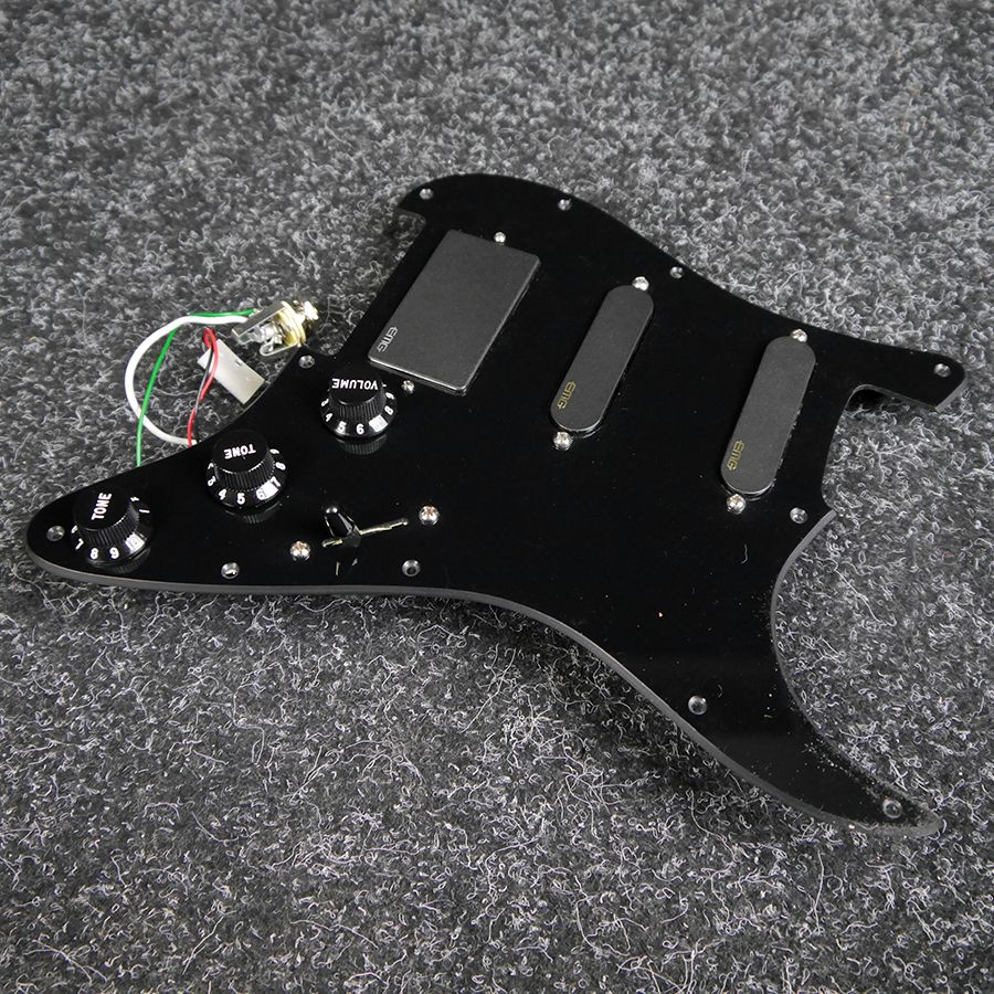 EMG 81 /SA/SA Loaded Strat Pickguard - Black - 2nd Hand | Rich Tone Music